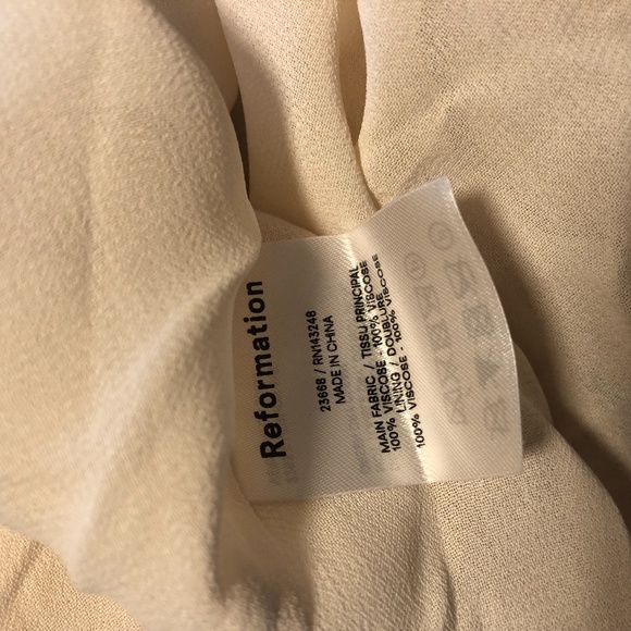 Reformation | Dresses | Reformation Embry Alfresco Gimham Floral Print ...